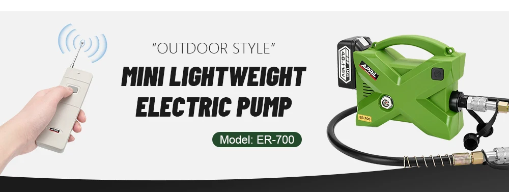 Mini Electric Battery Hydraulic Pump ER-700 for High-Altitude Work