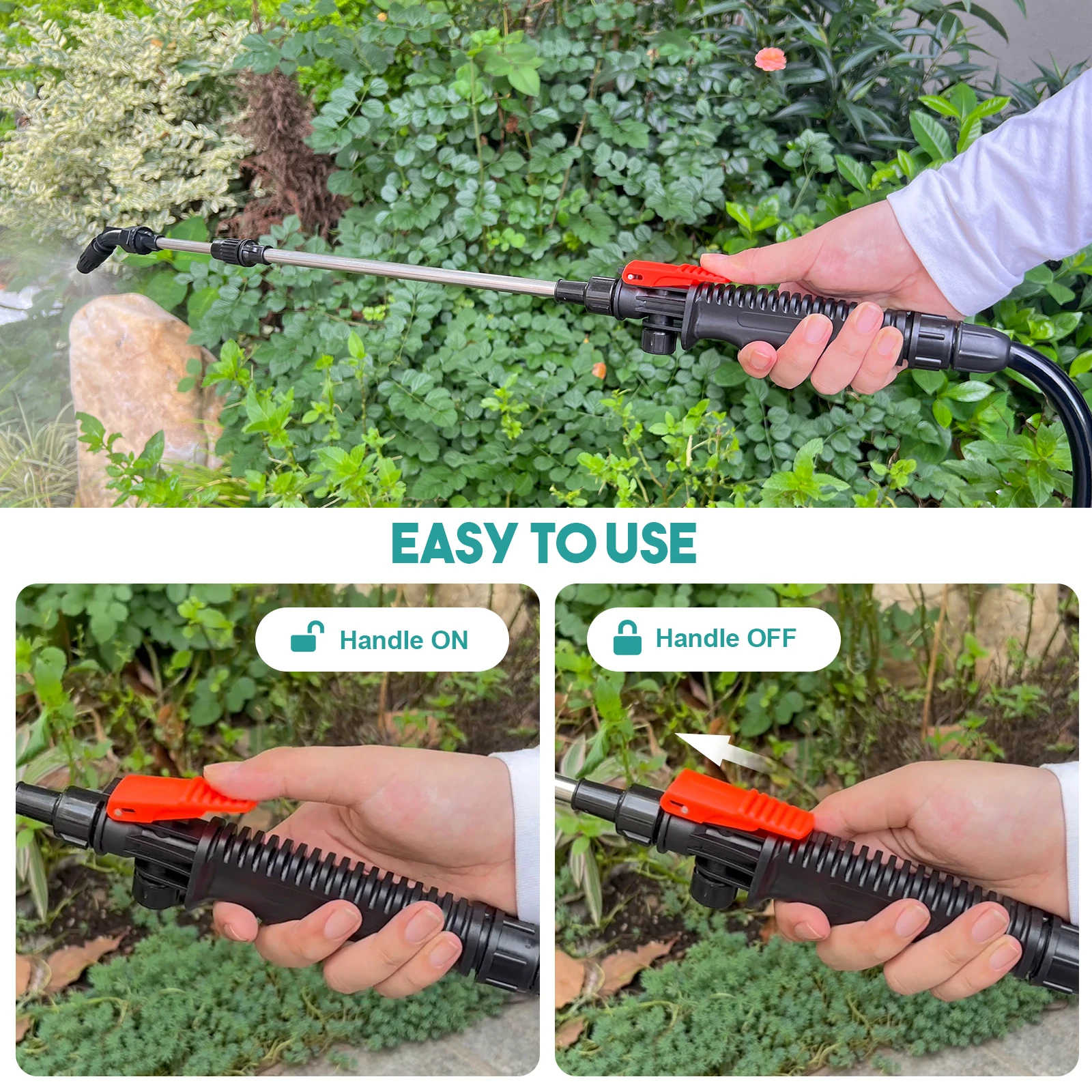 Sylstar Rechargeable Battery Electric Garden Sprayer 5l Water Bottle ...