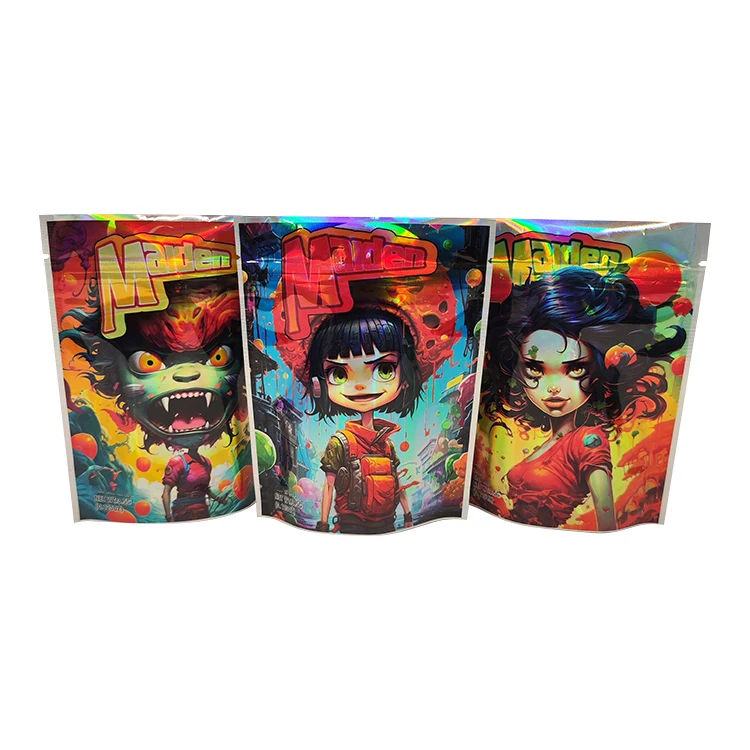 Customized Aluminum Foil Food Grade Resealable Smell Proof Moisture ...