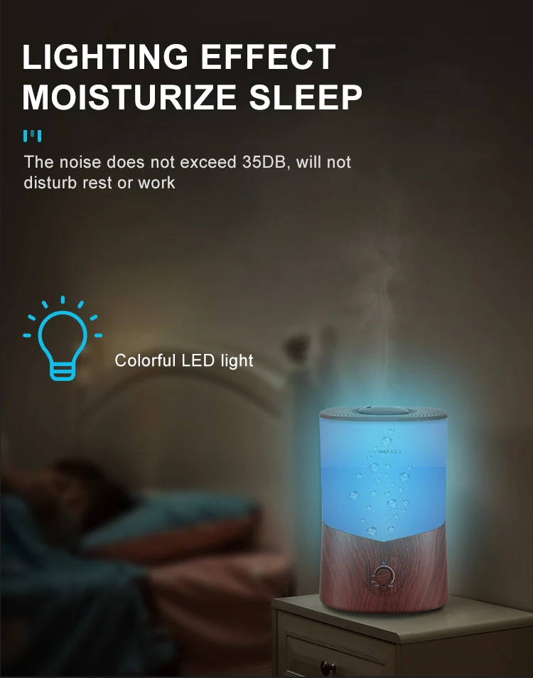 Korea Hot Sell 10l Large Capacity Floor Standing Mute Cool Mist Smart ...