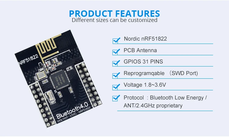 Holyiot High-Speed Bluetooth Module - Reliable Data Transfer