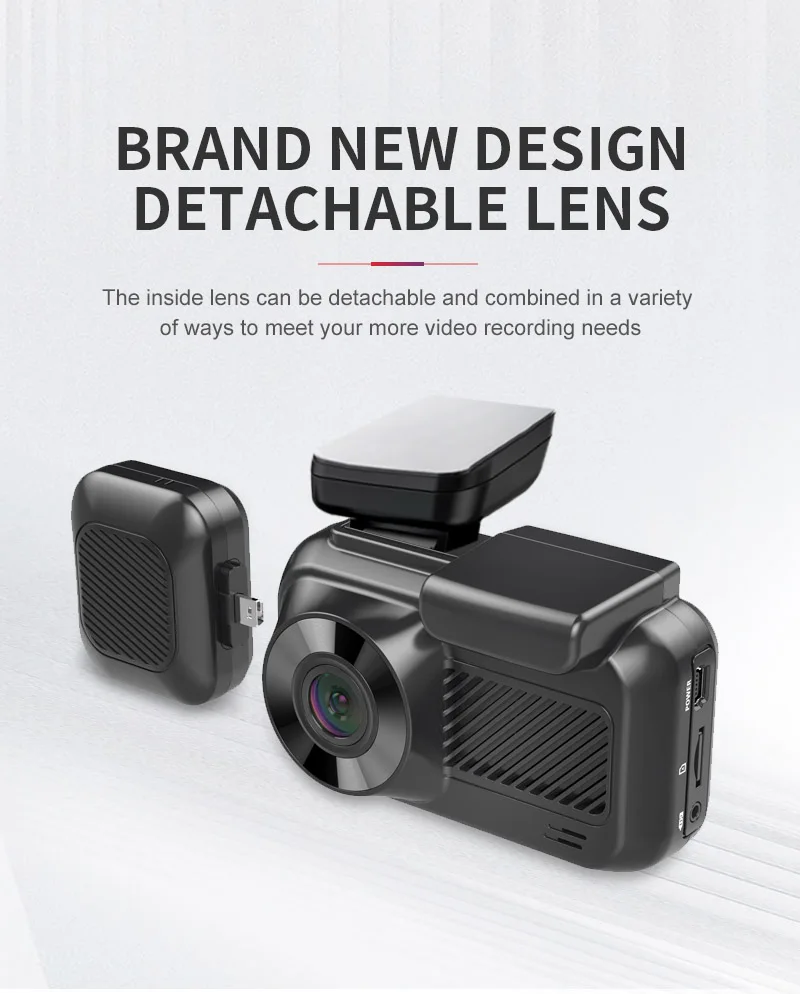 Aoedi Ad360 2022 Wireless Dual Lens Dash Cam 4k Wifi Gps Night Vision 3 ...