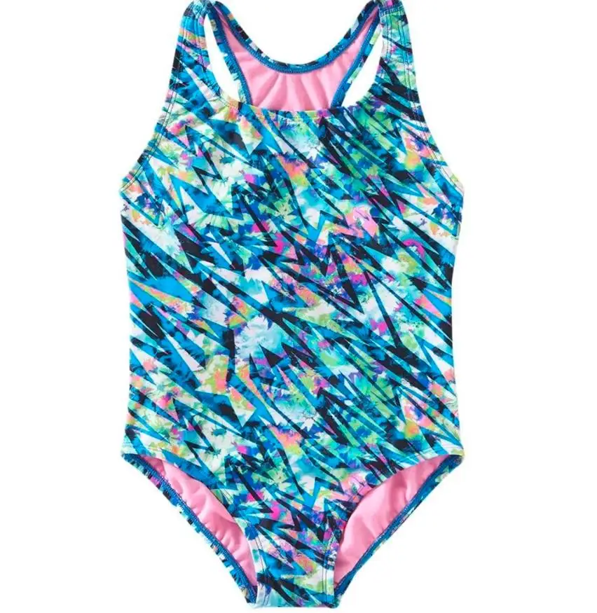One-piece Bathing Suit For Girls Student Training Swimwear Kids ...