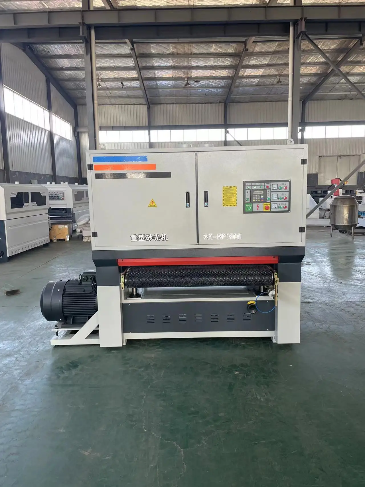 Automatic Wood Polish Sanding Machine Plywood Belt Sander Machine With ...