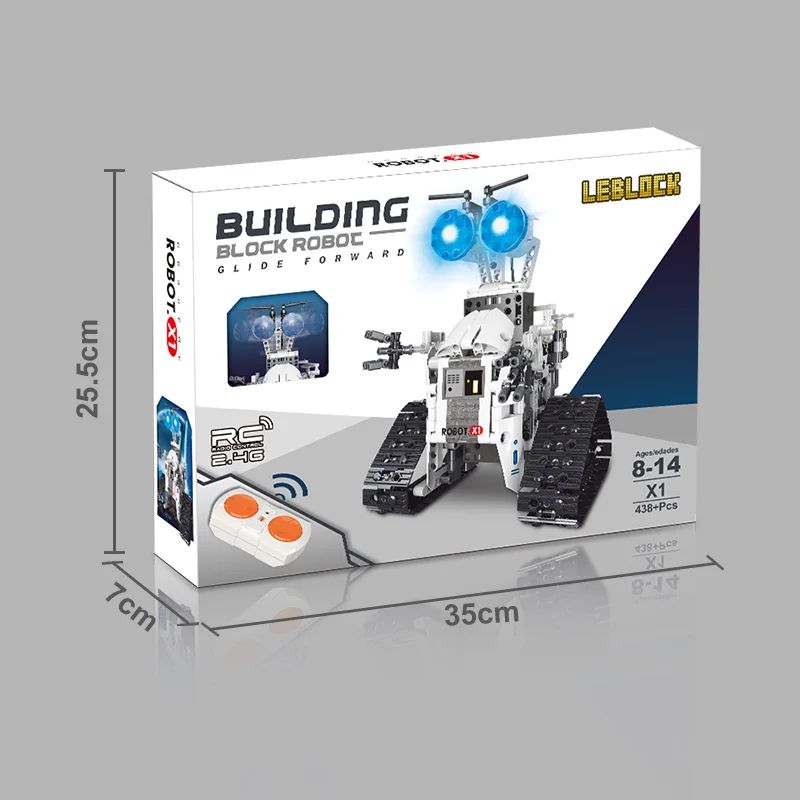Building Block Rc Robot Toys Kits Remote Control Robot Snap Together ...