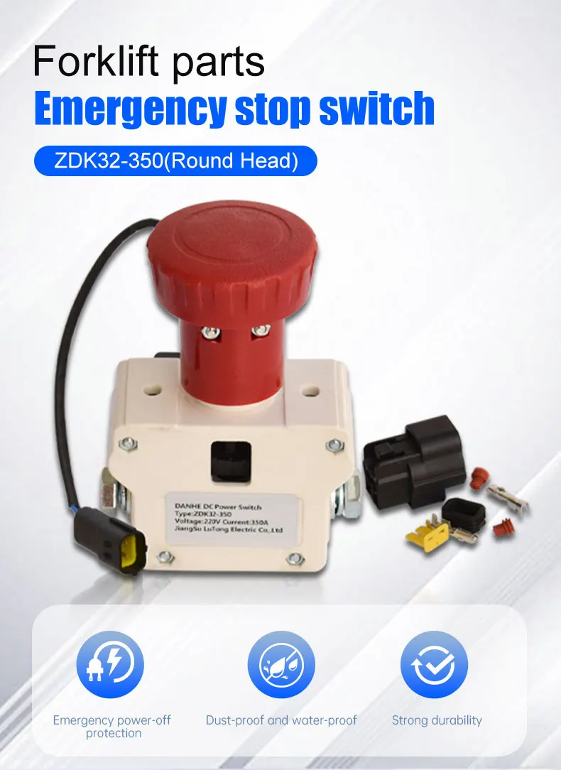 Emergency Stop Switch ZDK32-350 for Noblelift & HELI Forklifts ...