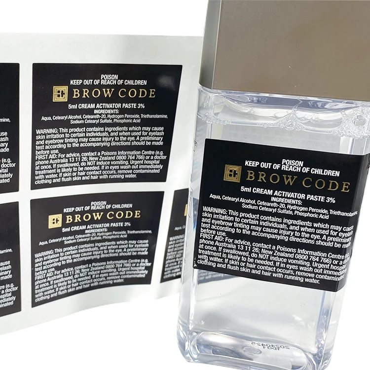 Customized Multi Layer Label - Folded Booklet Labels