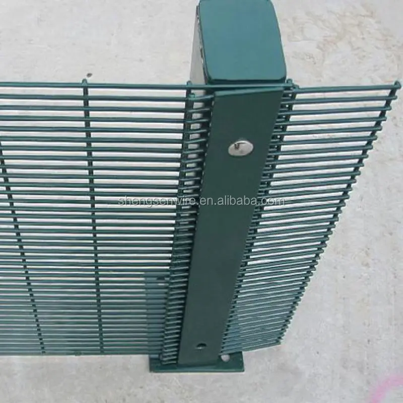 South Africa 12*76mm Aperture Electric Galvanized Anti Climb 358 Fence ...