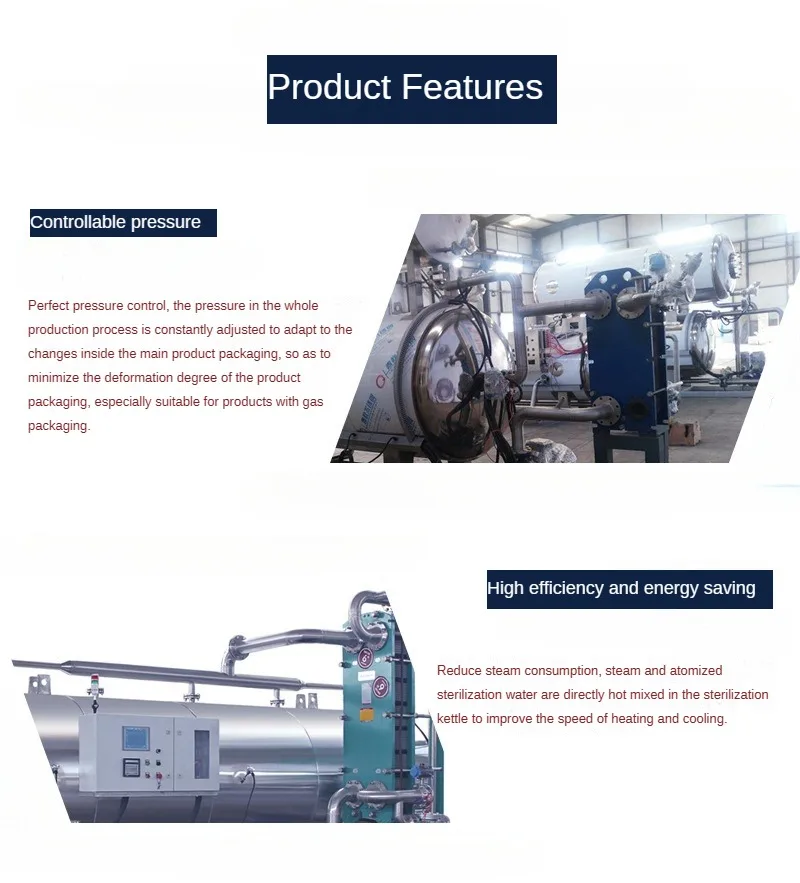 Retort Machine Food Pressure Canner Commercial Water Sterilizing ...