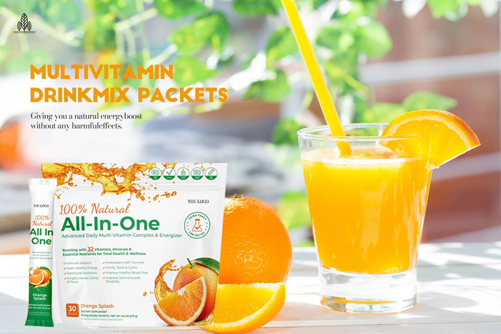 All-in-one Multivitamin Drink Mix Packets For Everyday Vitality And ...