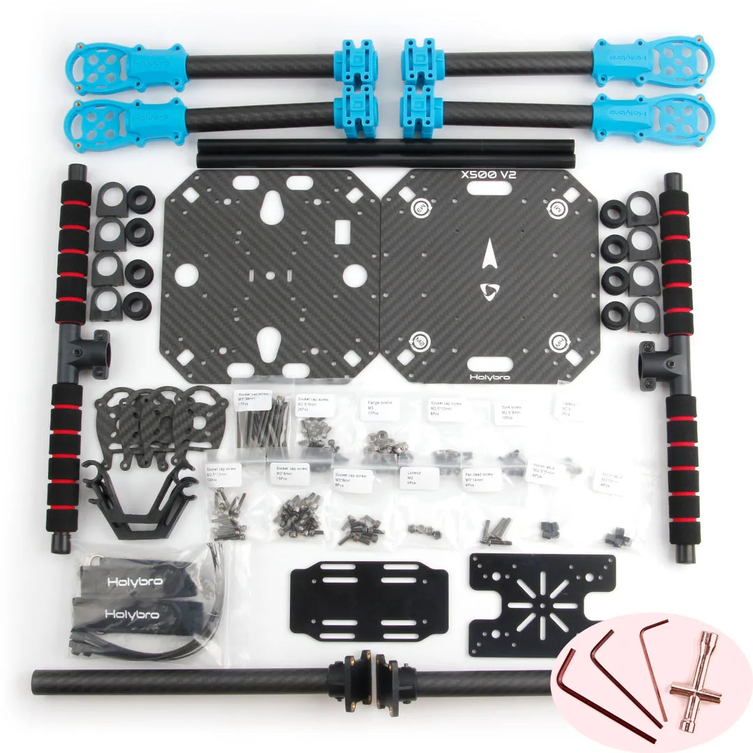 HolyBro PX4 Development Frame Kit X500 V2 ARF with M10 GPS - Carbon ...