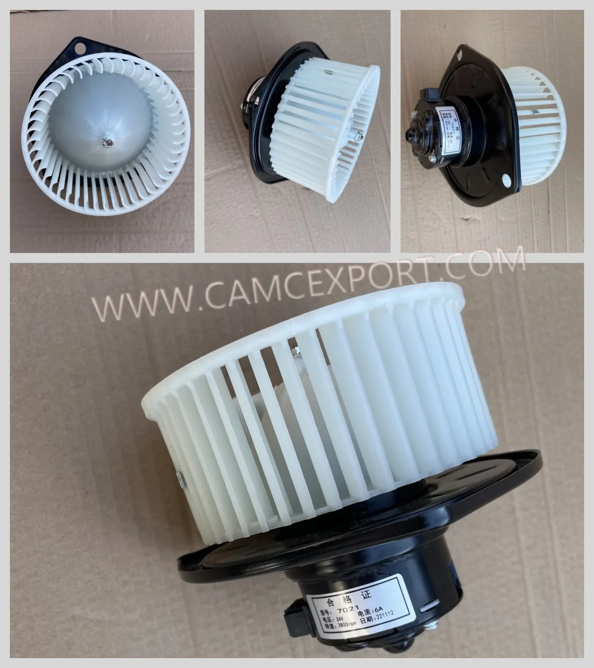 Low Operation Noise Centrifugal Fan Of Camc Blower Motors For Motor ...