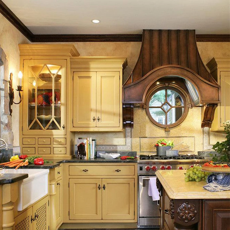 Custom Chimney Hood Shell - Antique Copper Range Hood