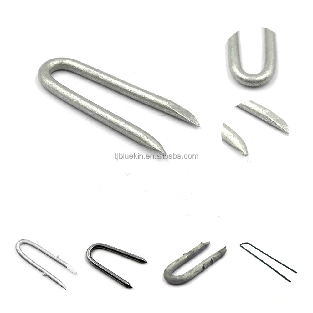 Galvanized U Shaped Fence Nails - Durable U-Type Iron Fasteners for ...