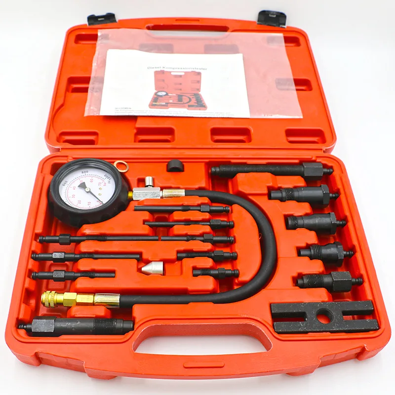 Tu-15b Cylinder Compression Pressure Gauge - Diesel Engine Tool Kit