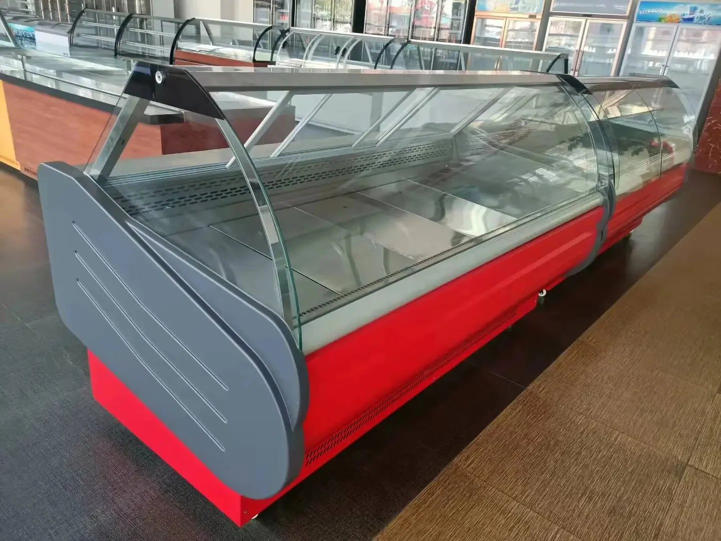 Commercial Dish Showcase Refrigerator Deli Dishes Meat Cooked Food ...