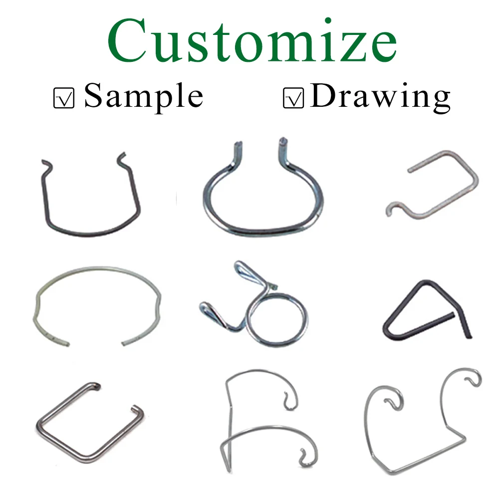 Free Samples OEM Custom Spiral Stainless Steel Wire Forming Bending Springs