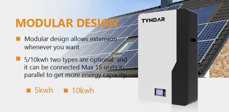 Tyndar Catl Lipo Inverter Solar Power Wall Energy Storage Battery ...
