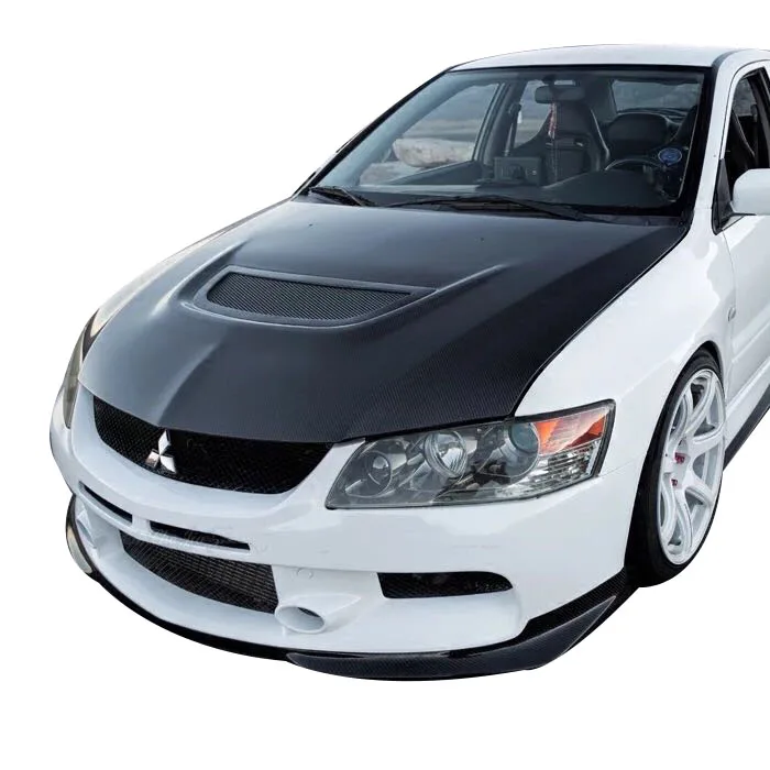 Enhance Your 2006 Mitsubishi Evo IX with Carbon Fiber Front Lip