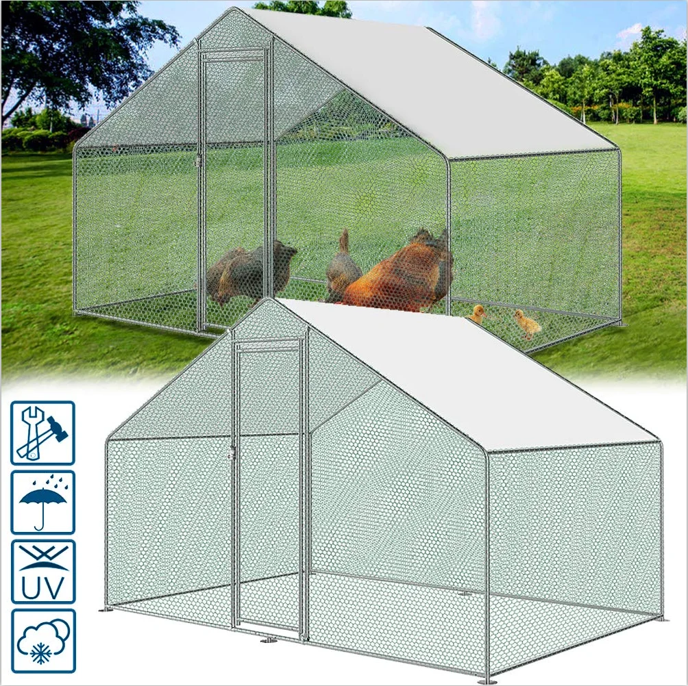 2mx3m Chicken Coop Run - Ideal Small Animal Cage