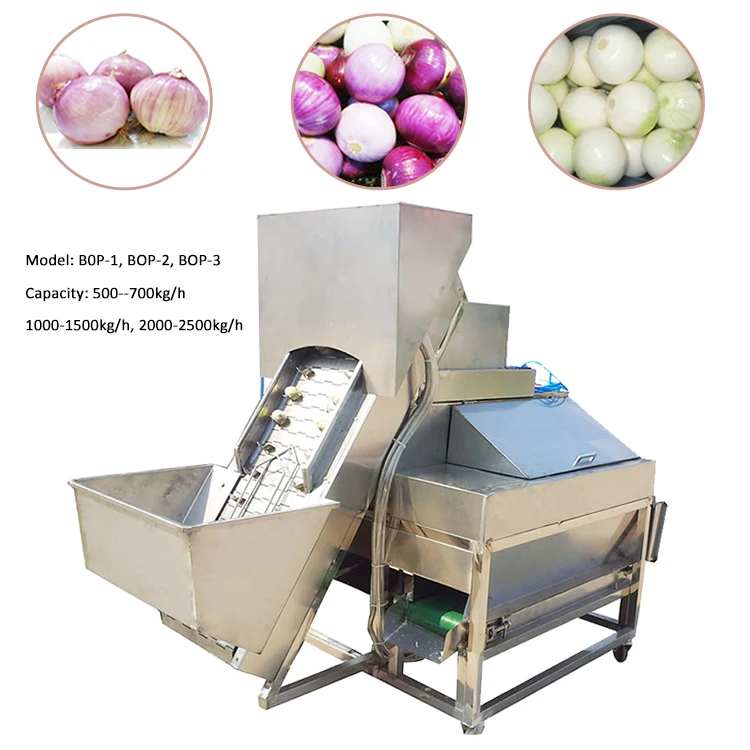 Efficient Onion Peeling with BOP-2 Machine - 5400/hour