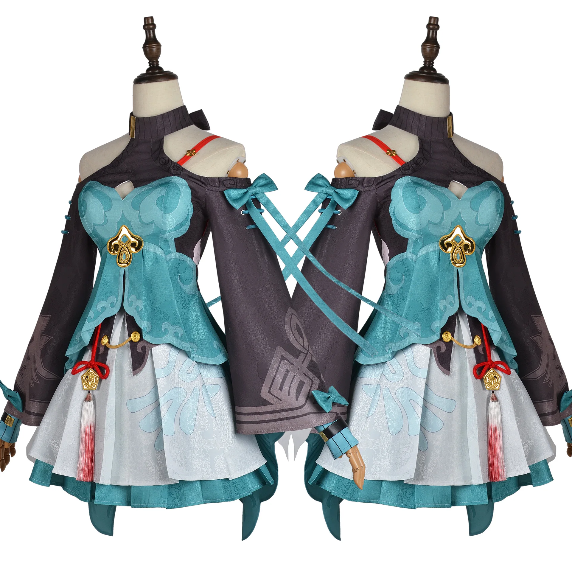 Anime Cosplay Honkai: Star Rail Qingque Cosplay Costume Qing Que Game ...