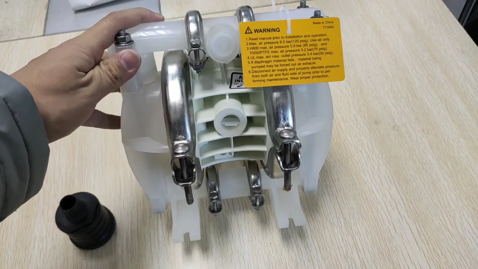 Wilden Pump Pneumatic Diaphragm P1 Series Engineering Plastic Diaphragm ...