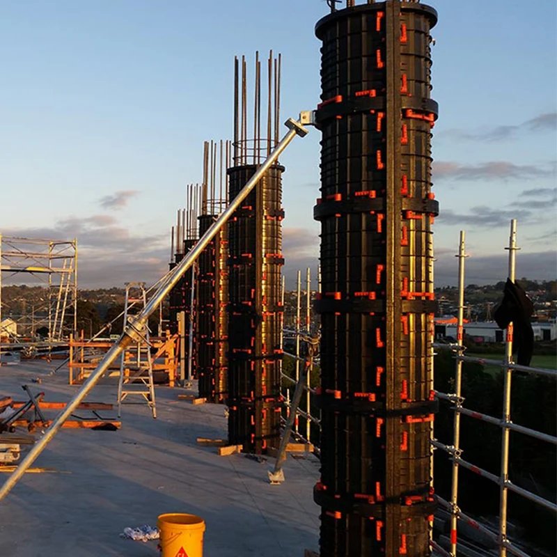 Reusable OEM Concrete Plastic Formwork Column Pillar Mold for Plastic ...