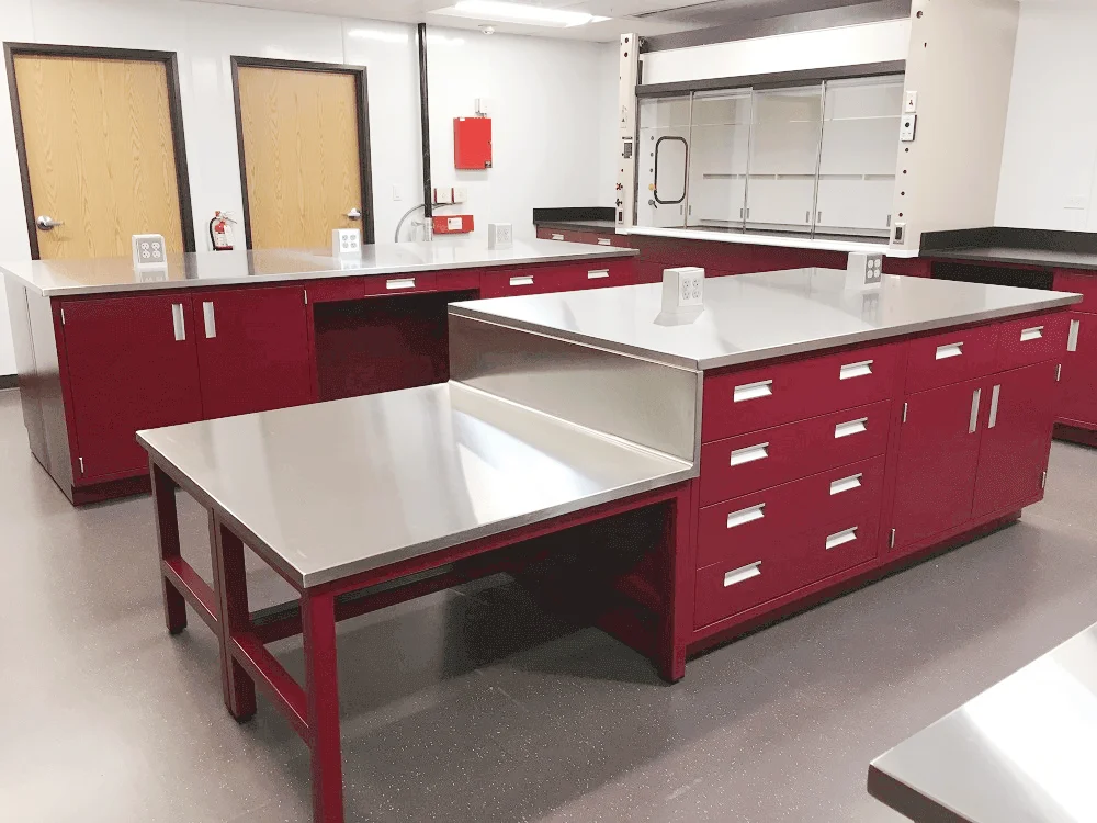 Chemical Resistant Lab Benches - Durable Steel Furniture