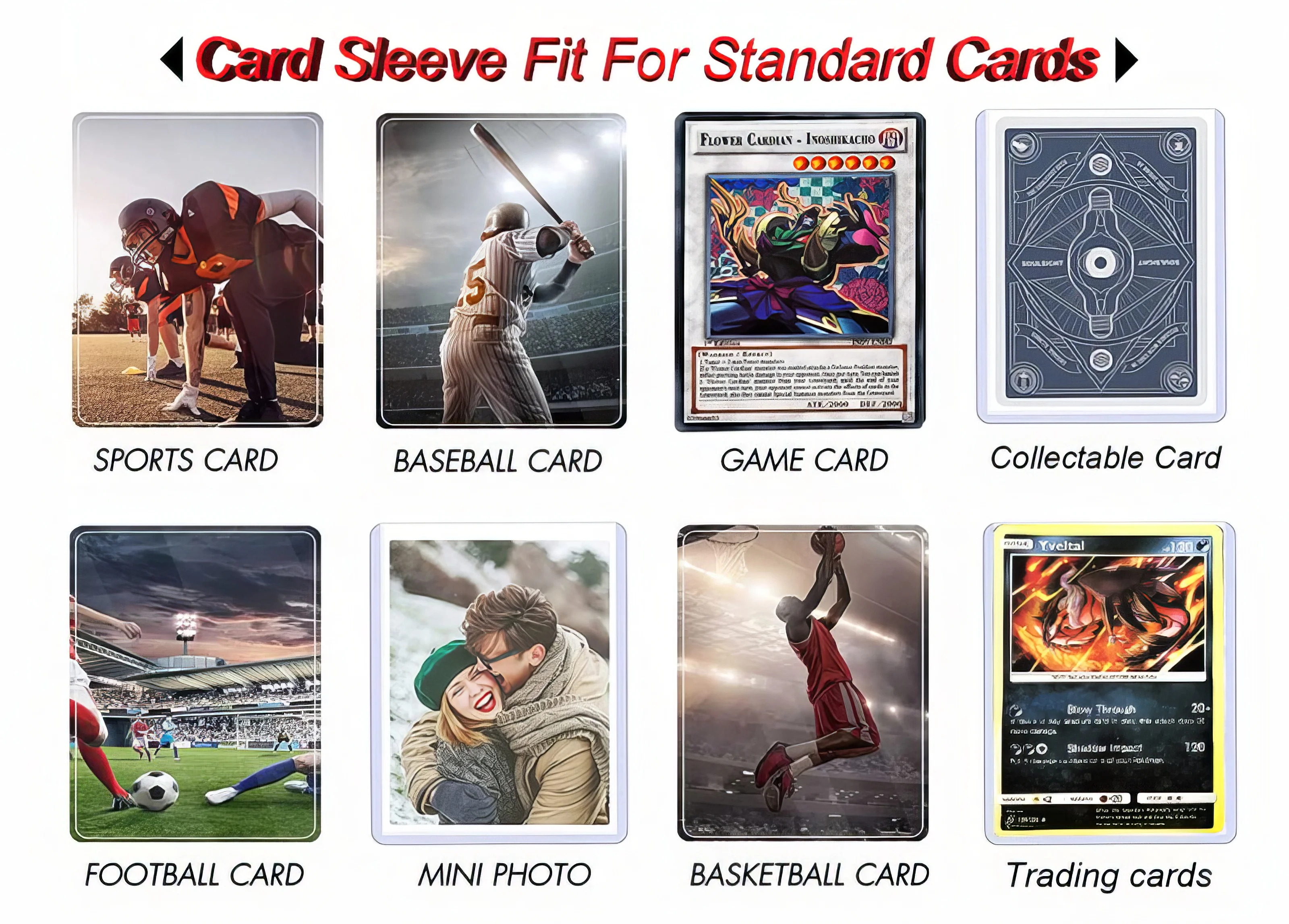 PVC Toploader Sleeves for Trading Cards – 35pt Protection, OEM