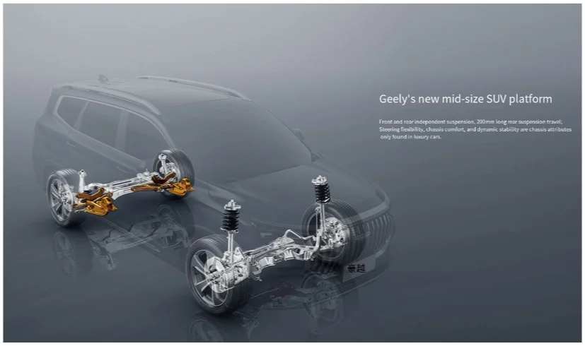 Geely Haoyue L 2.0td+7dct Premium Gasoline Vehicle Comfort Modern Suv Cheap Car Made In China ...