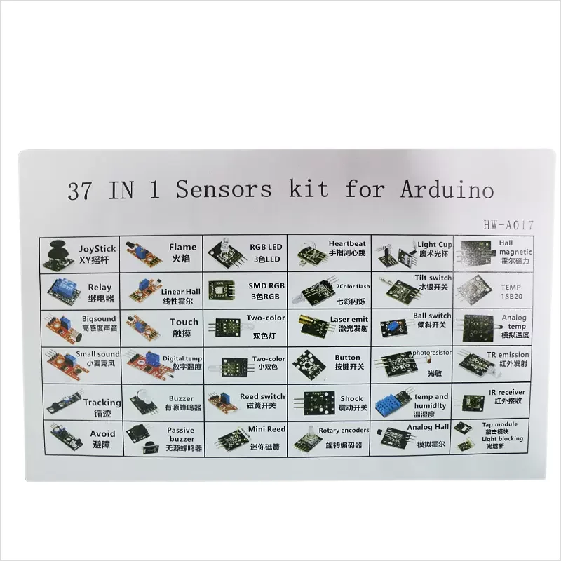 37 Kinds Of Sensor Kit Sensor Module Electronic Module Sensor Robot Kit ...