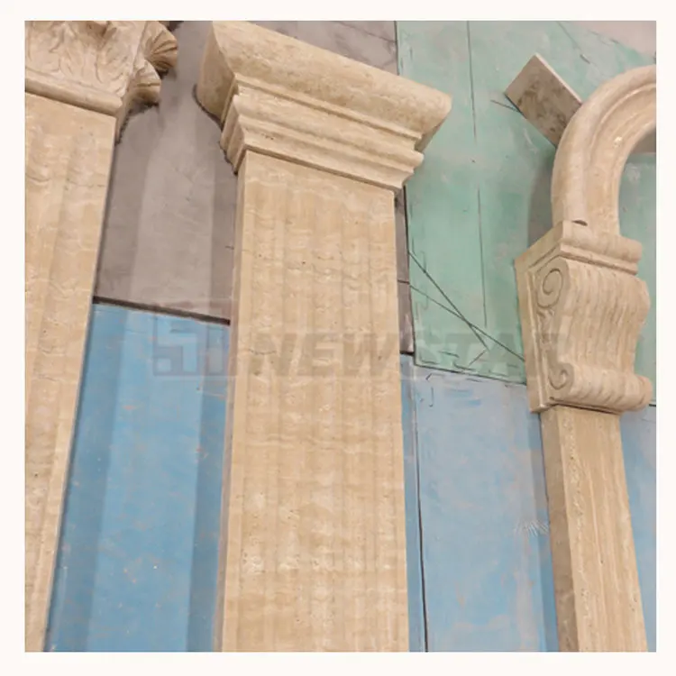 Exterior Decoration Travertine Limestone Corbels & Sills