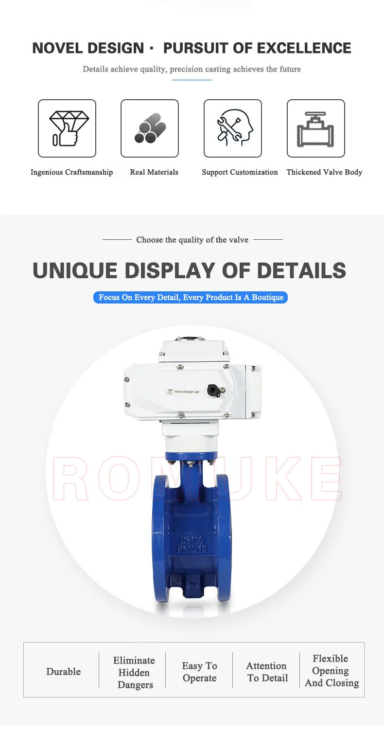 D941x-16q Dn500 Dn450 Electric Butterfly Valve Explosion-proof Switch Regulating Ductile Iron ...
