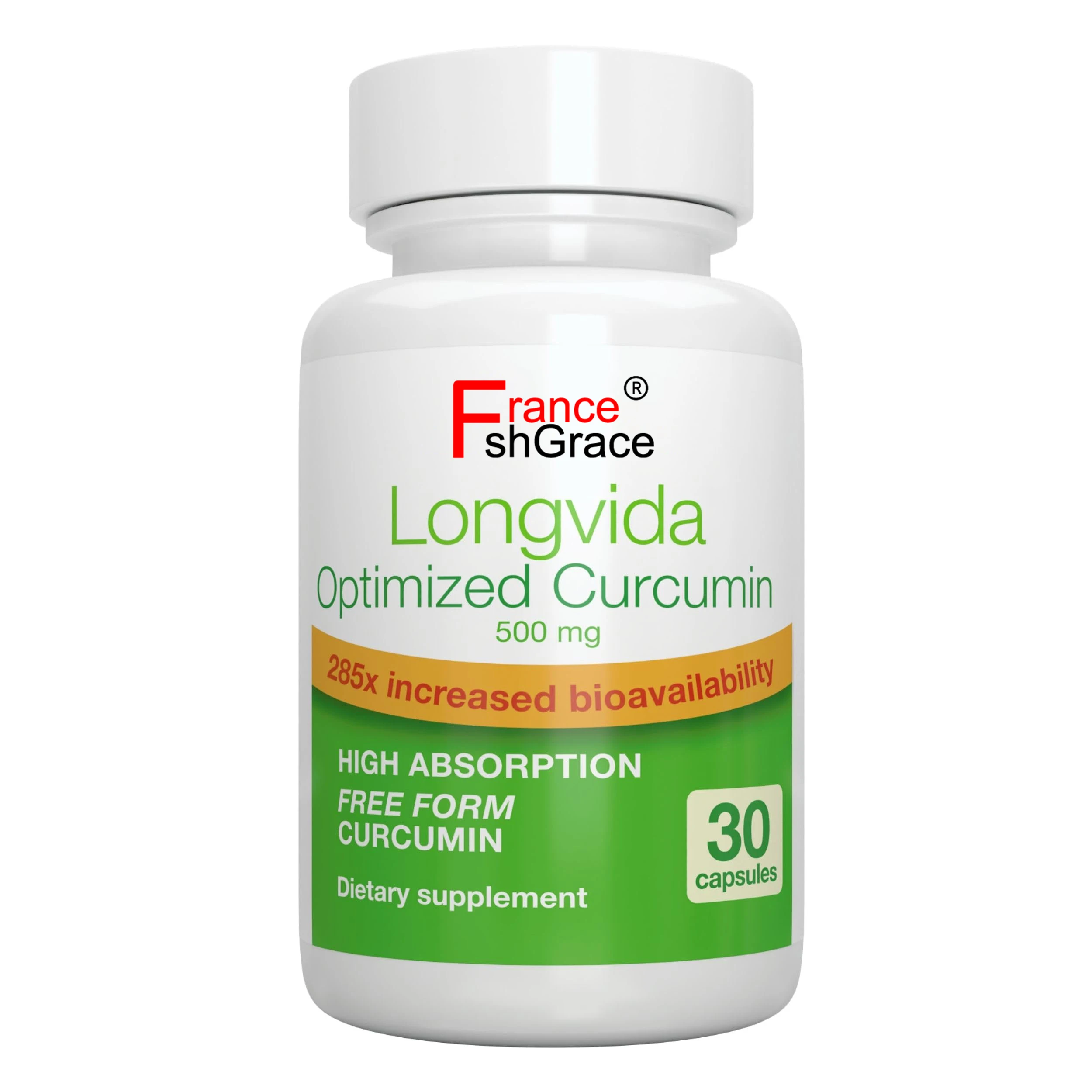 Longvida Lipidated Curcumin 500mg Ultra Bioavailable Sustained Action ...