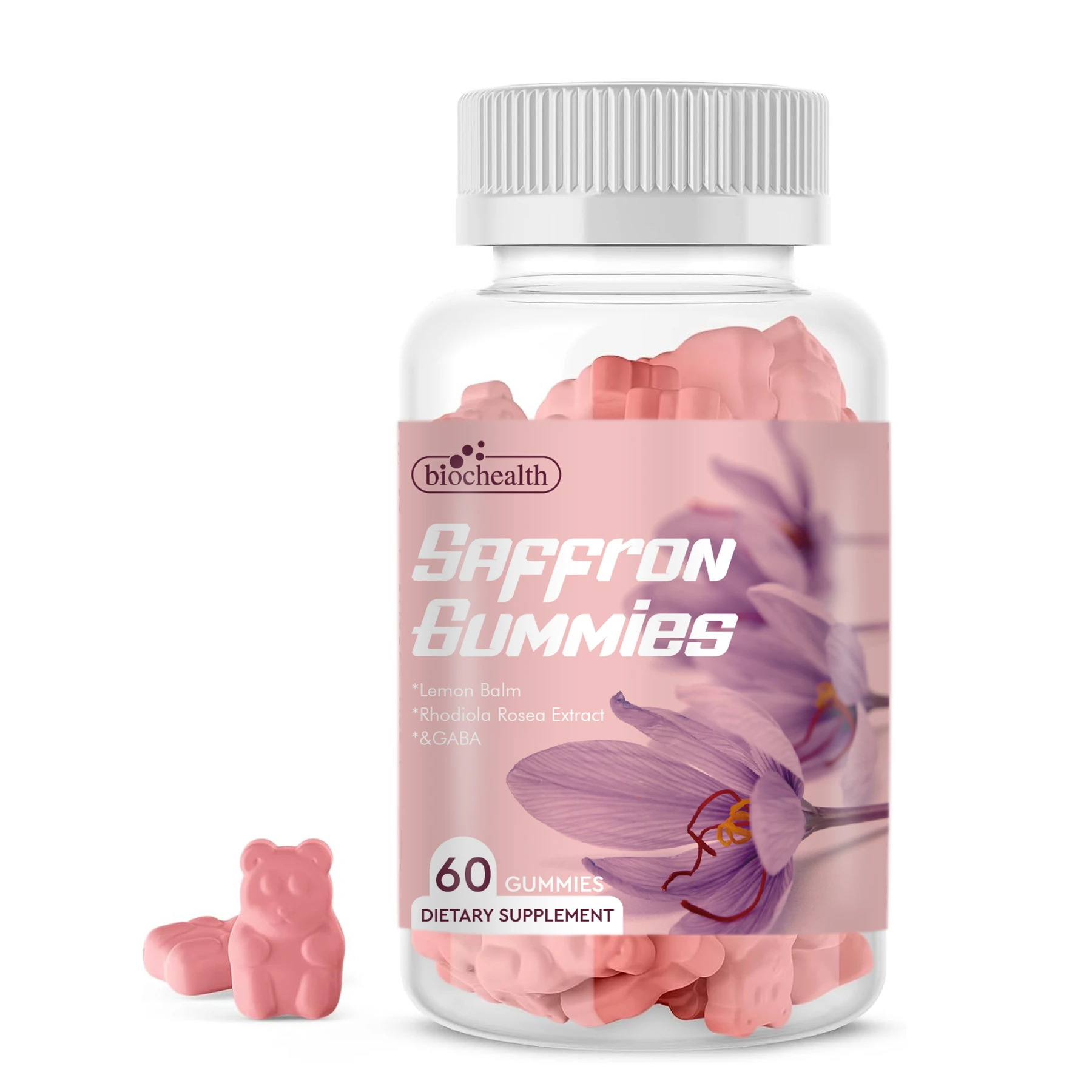 Biochealth Halal GMP Happy Gummy Candies, Mood Balance Support, Vitamin ...