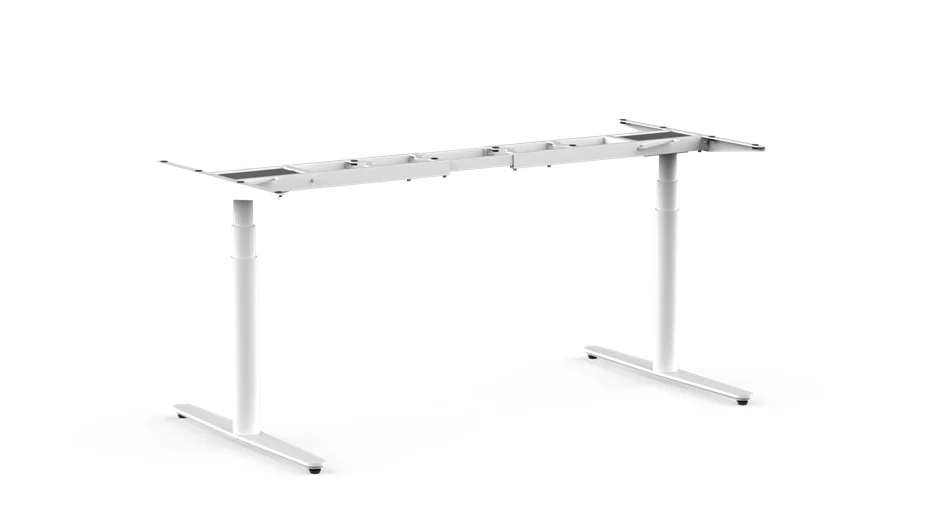 ZGO Dual Motor Ergonomic Steel Table Lift Leg Sit-to-Stand Standing ...