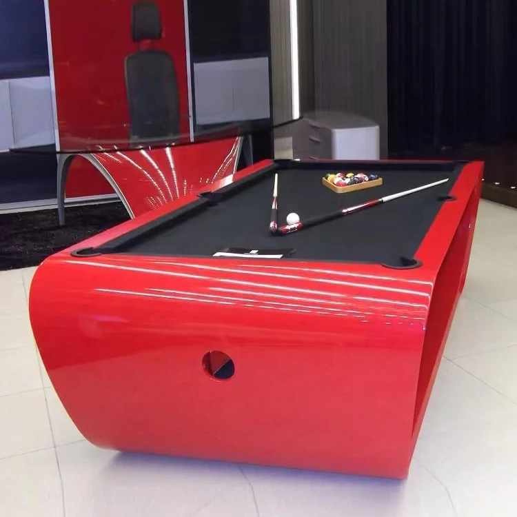 Modern Designs Indoor Special Legs Pool Solid Wood Slate Billiards ...