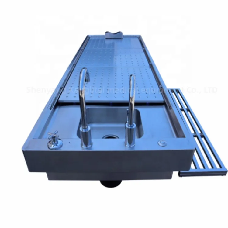 Mortuary autopsy table KLT-J670 Dissecting table Price Mortuary corpse ...