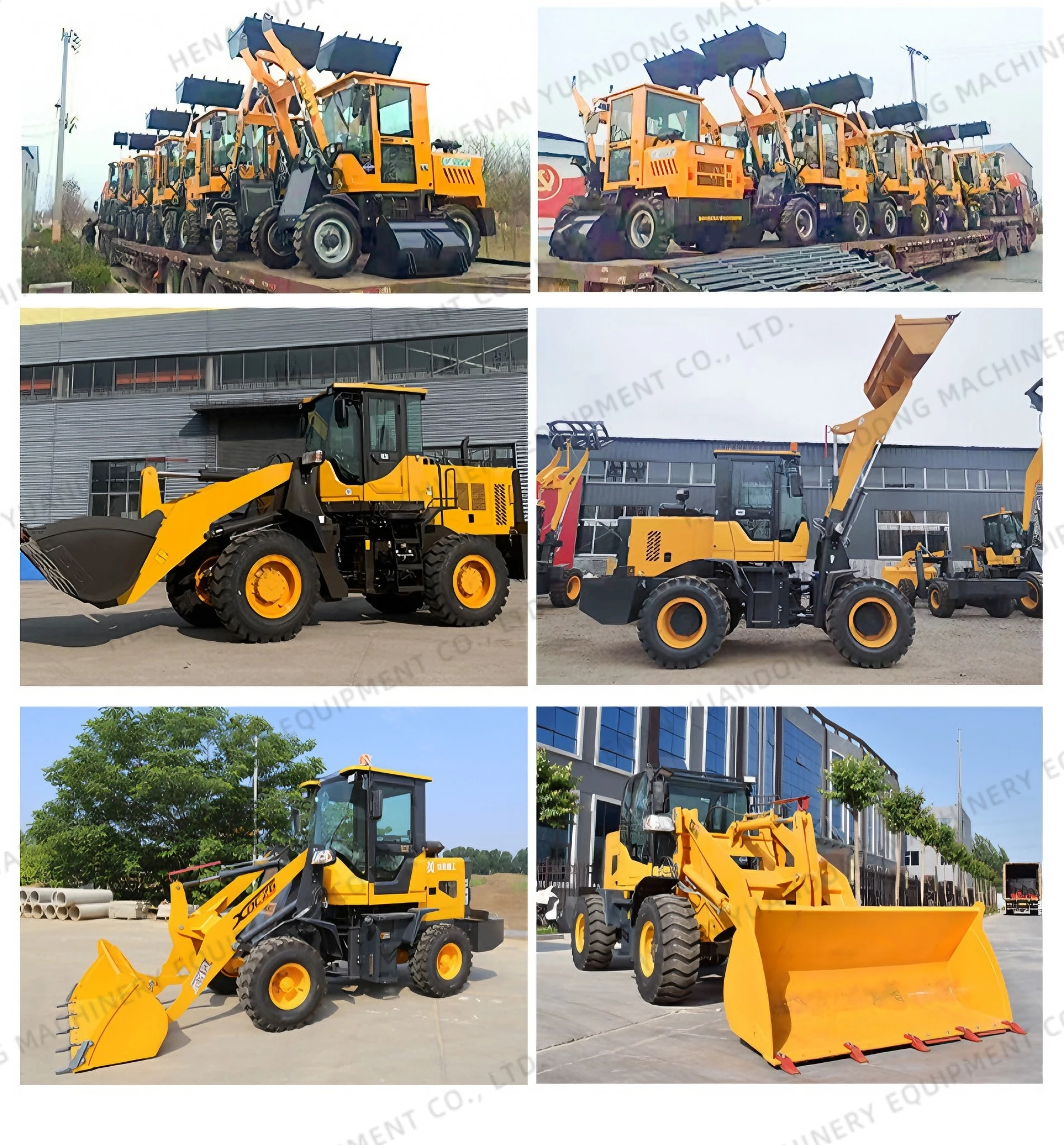 Diesel Four-Wheel Loader 2000 KG for Farm Use - High Load Moment