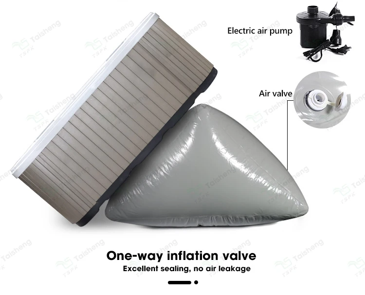Inflatable Hot Tub Wedge Air Bag - Move & Lift Spa Easily