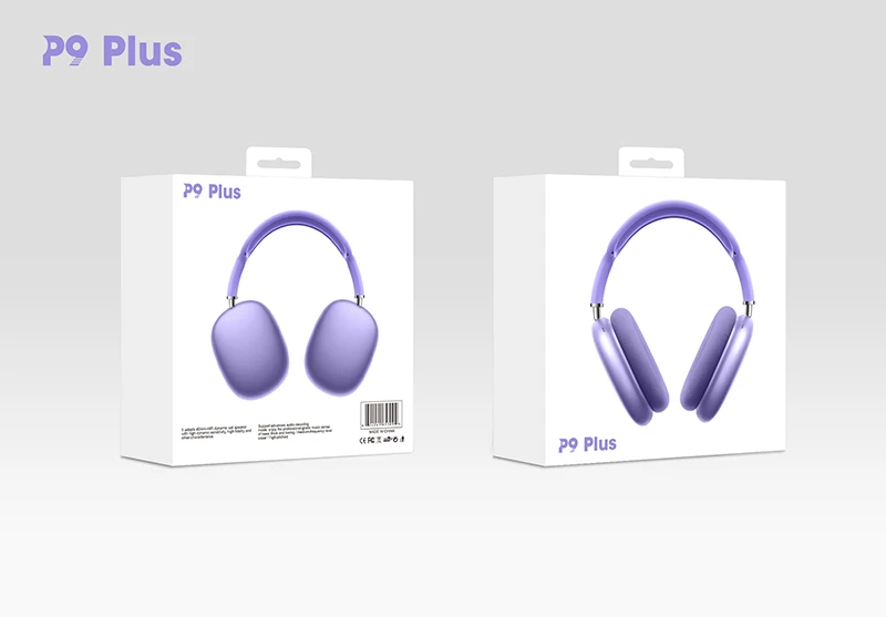 New Arrival Wholesale Price P9 Plus Max Wireless Headphones Deep Bass ...