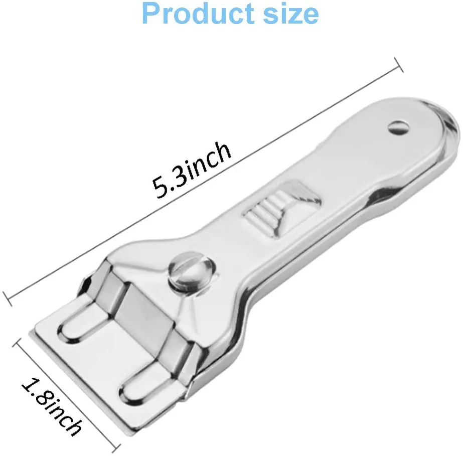 Glass Ceramic Hob Scraper Cleaner Blade - Multi-Purpose Stainless Steel ...