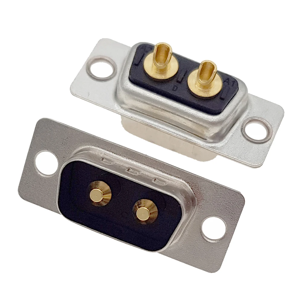 D-sub Connector 10a 20a 30a 40a Large Current 2 Core Plug 2w2 Weld Wire ...