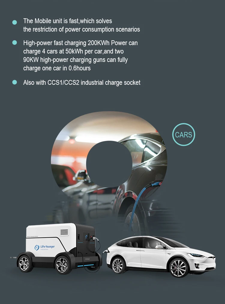 Life Younger 400kwh 180kw Lithium Battery Pack - Portable Energy Storage