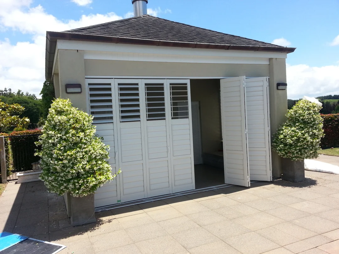 Aluminum Exterior Folding Louver Bifold Plantation Shutter