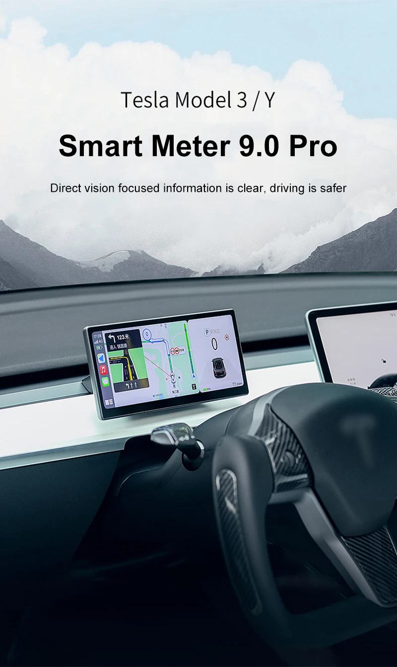 Digital Cluster Digital Instrument Dashboard For Tesla Accessories ...