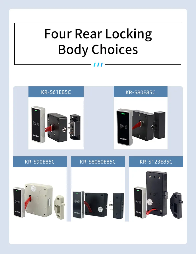 Kerong Security Keyless Locker Locks Electronic Rfid Magnetic Cabinet ...