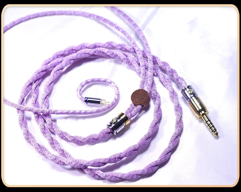 HAKUGEI Purple-peace Coaxial Litz 7N Microcrystal Copper Cable with ...