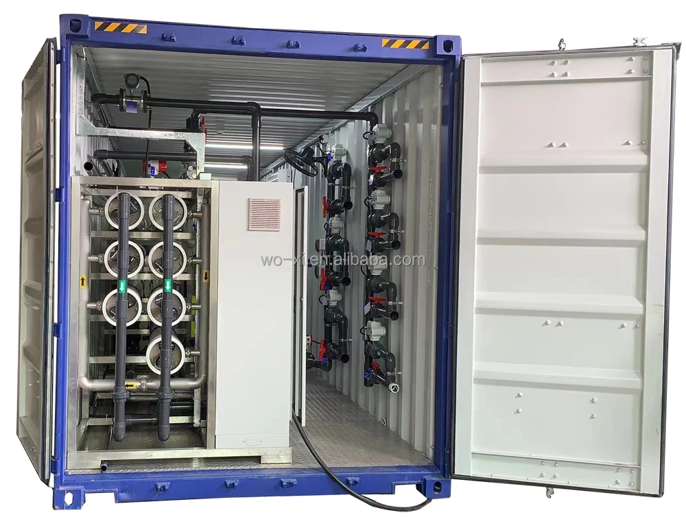 Remote Control Containerized Drinking Water Filtration System